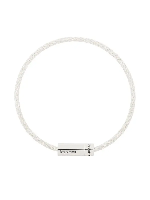 Le Gramme Le 9g Polished Cable Bracelet - Silver