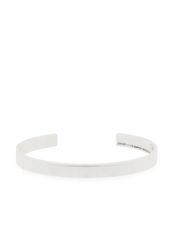 Le Gramme Le 21g Polished Ribbon Bracelet - Silver