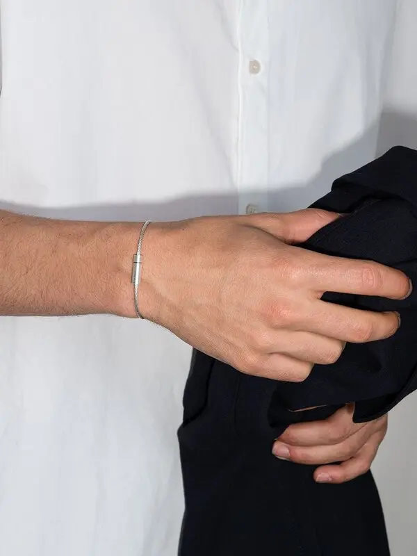 Le Gramme Le 7g Brushed Cable Bracelet - Silver
