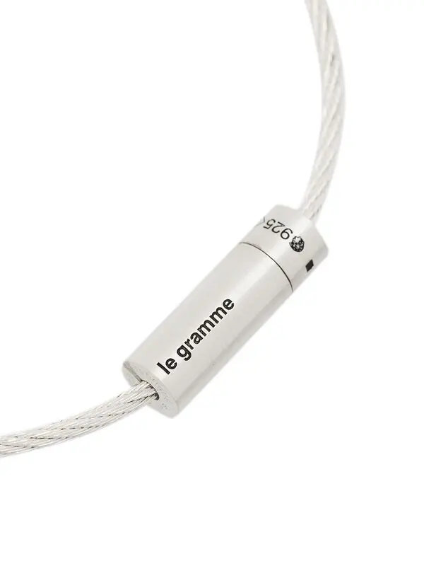 Le Gramme Le 7g Brushed Cable Bracelet - Silver