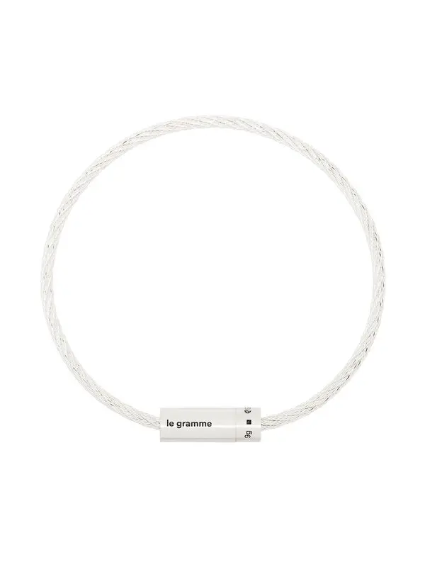 Le Gramme Le 9g Brushed Cable Bracelet - Silver