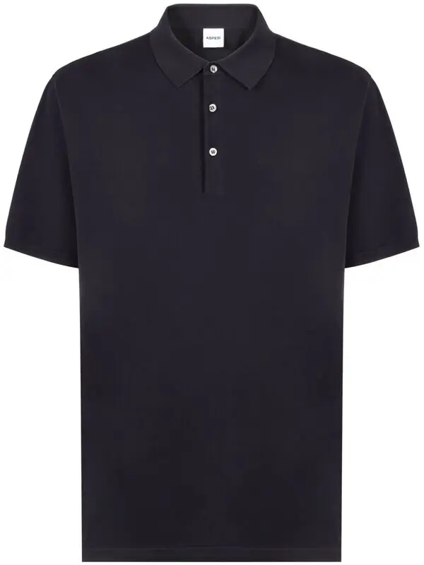 Aspesi Cotton Polo Shirt - Blue