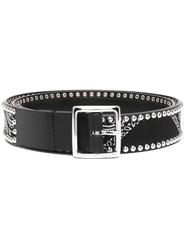 HTC LOS ANGELES Studded Leather Belt