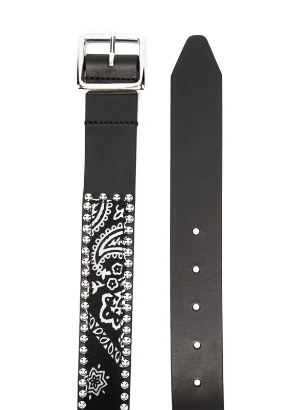 HTC LOS ANGELES Studded Leather Belt