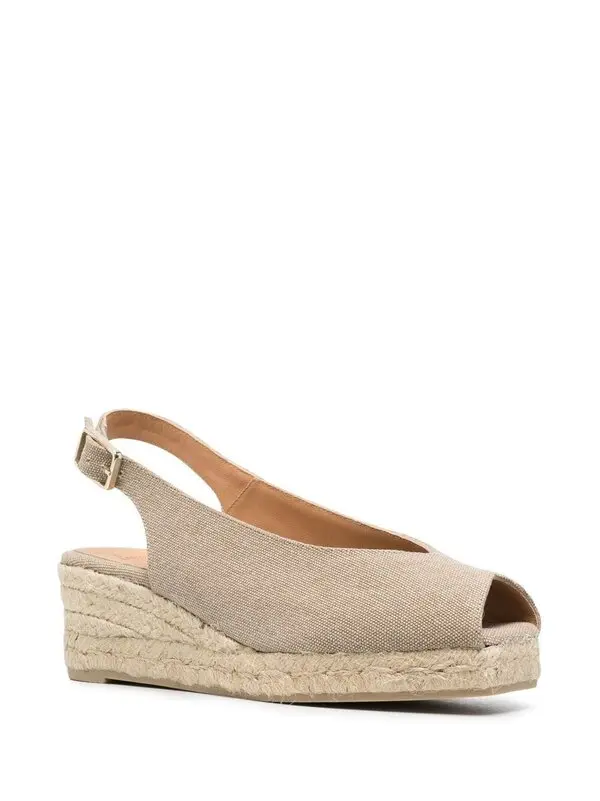 CastaÑer Dosalia Wedge Espadrilles - Neutrals