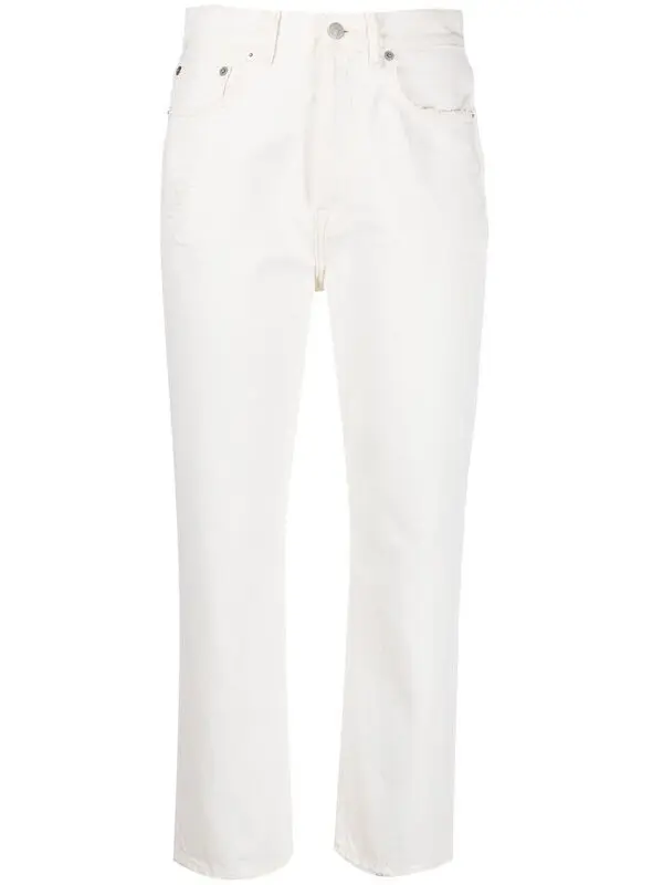 Acne Studios Mece Cropped Straight-leg Jeans