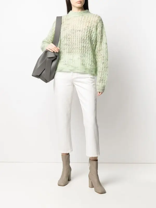 Acne Studios Mece Cropped Straight-leg Jeans