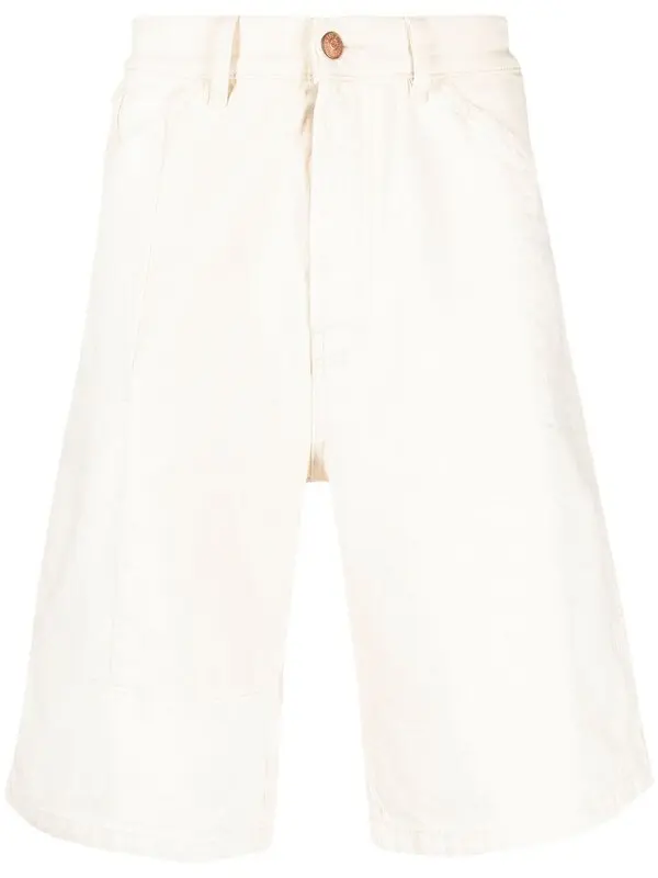 DIESEL® Panelled Knee-length Denim Shorts