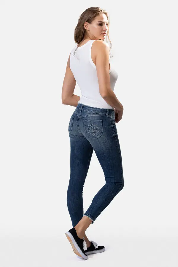 SIWY Hannah Crashing Skinny Jeans - Red