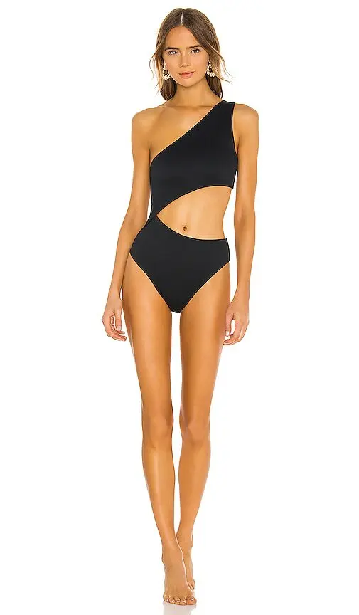 Beach Riot Celine One Piece - Black
