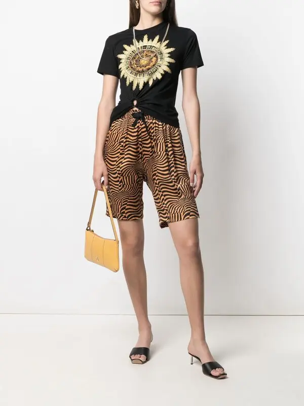 GARCONS INFIDELES Psycho Abstract-print Shorts