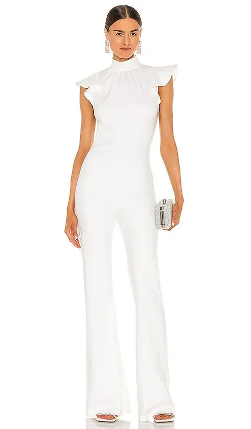 Amanda Uprichard X Davina Jumpsuit - Optic White
