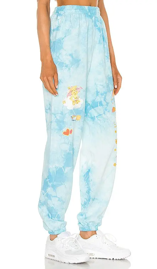 BY SAMII RYAN Raining Care Bears Tie-dye Sweatpants
