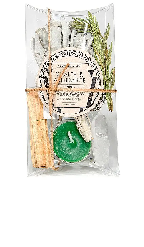 J. SOUTHERN STUDIO Wealth & Abundance Ritual Kit Mini In Green - N,a