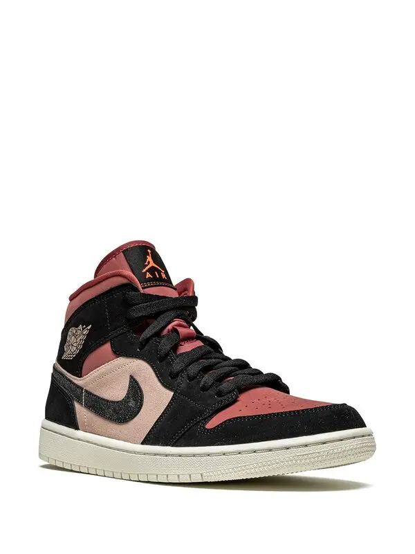 JORDAN Air 1 Mid Sneakers - Black