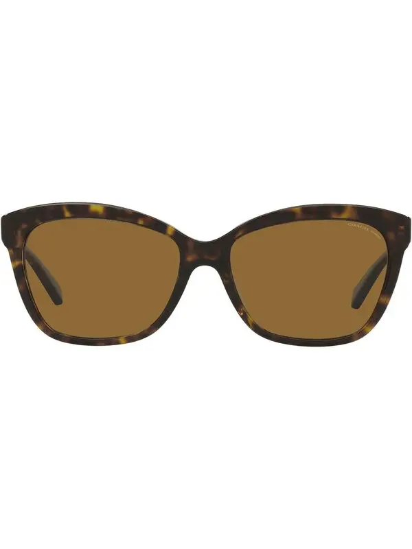 COACH Tortoiseshell-frame Sunglasses
