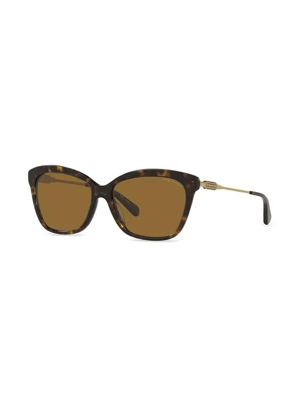 COACH Tortoiseshell-frame Sunglasses
