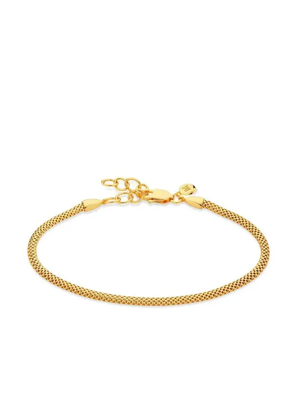 Monica Vinader Heirloom Woven Fine Chain Bracelet - Gold