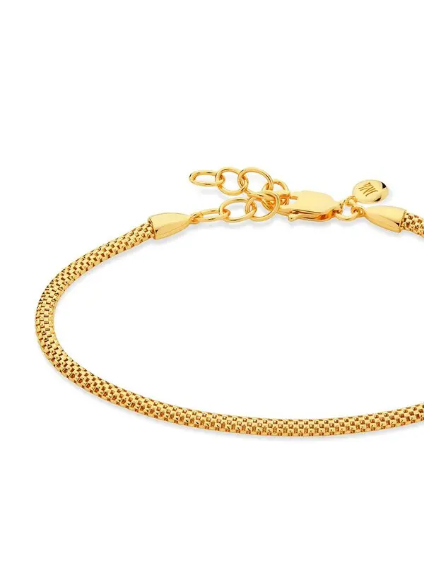 Monica Vinader Heirloom Woven Fine Chain Bracelet - Gold
