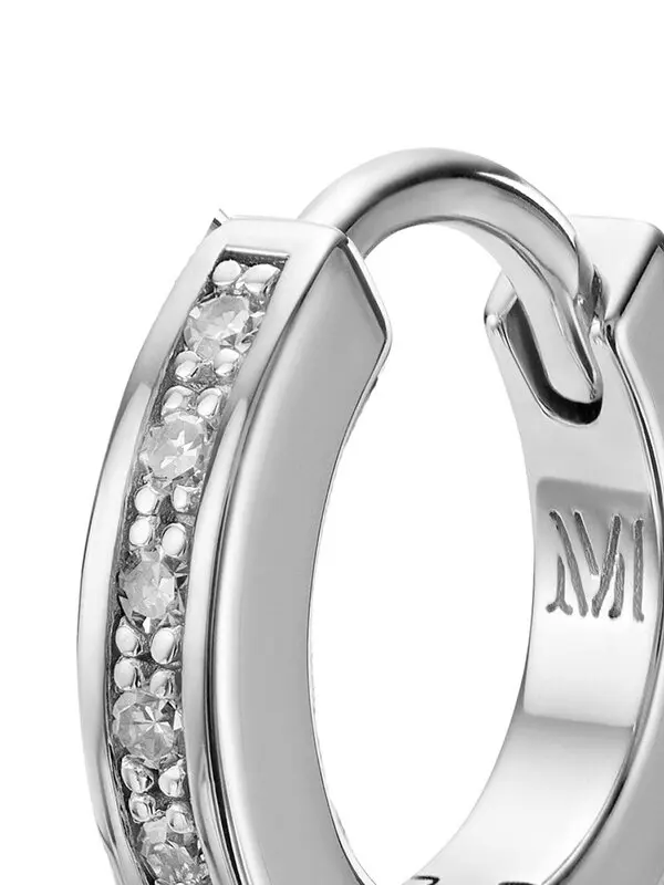 Monica Vinader Diamond Huggie Earrings