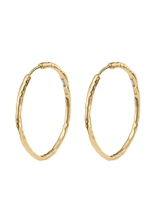 Monica Vinader Siren Muse Hoop Earrings - Gold
