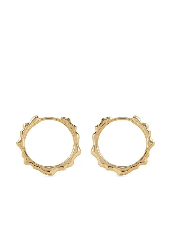 Monica Vinader Siren Muse Hoop Earrings - Gold