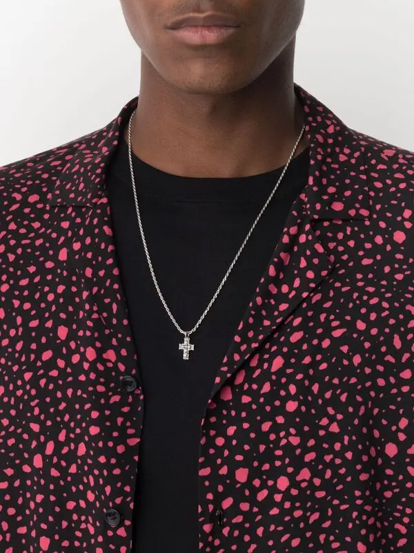 Emanuele Bicocchi Diamond Cross Pendant Necklace