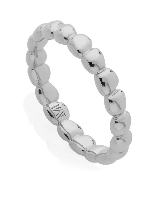 Monica Vinader Nura Teardrop Eternity Ring - Silver