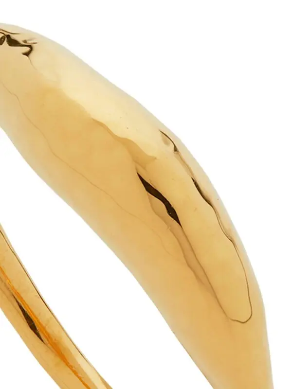 Monica Vinader Deia Hammered-effect Ring - Gold