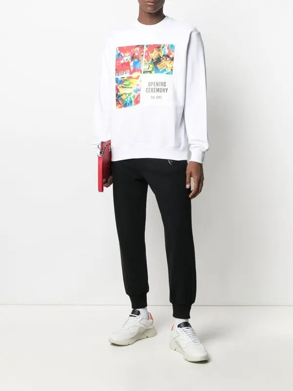 Opening Ceremony Logo-embroidered Cotton Track Pants