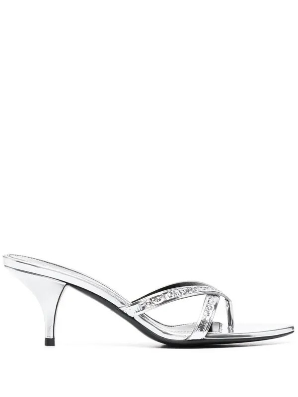 TOM FORD Metallic Leather Sandals