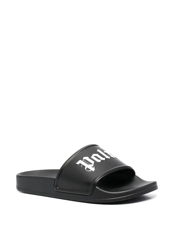 Palm Angels Logo-print Pool Slides