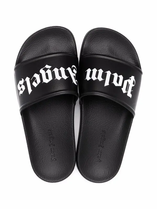 Palm Angels Logo-print Pool Slides