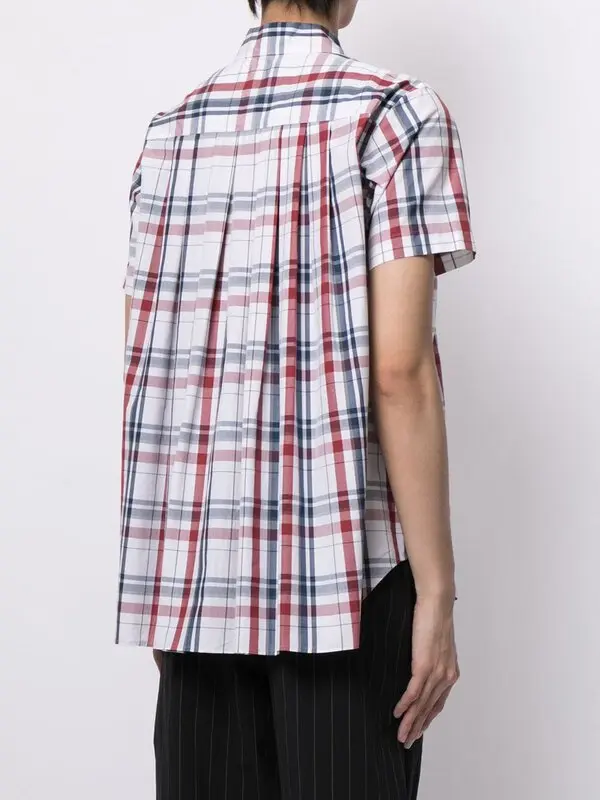 FUMITO GANRYU Plaid-check Print Shirt