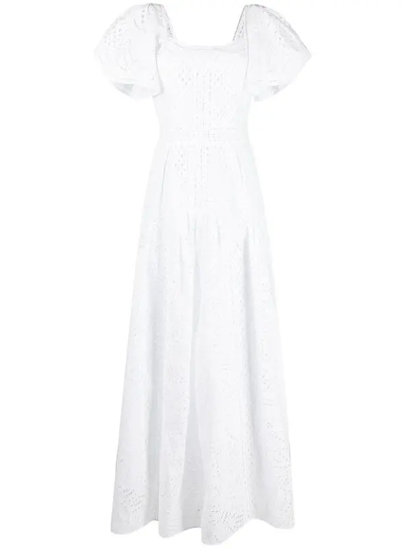 Alberta Ferretti Embroidered Maxi Dress