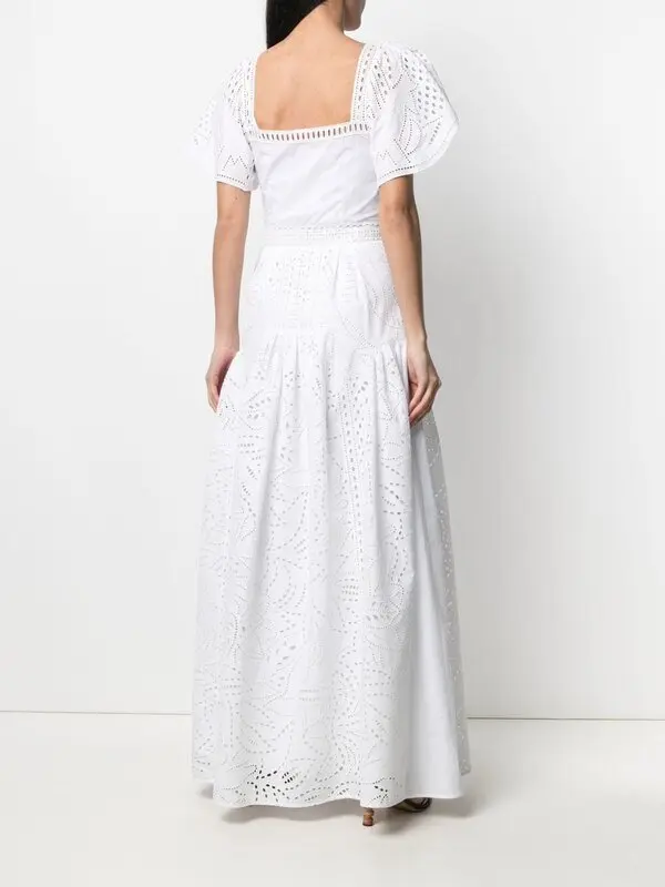 Alberta Ferretti Embroidered Maxi Dress