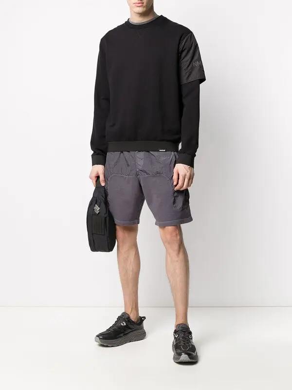 Stone Island Panelled Track Shorts