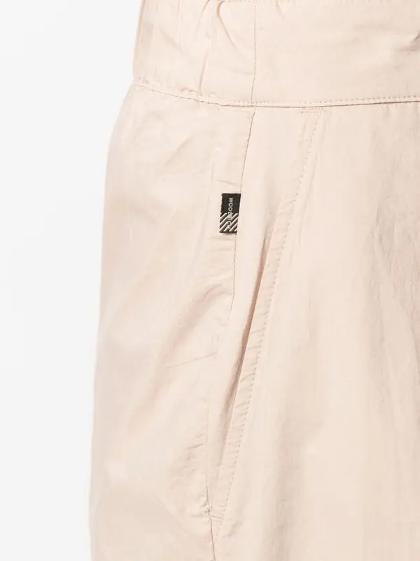 Woolrich Cropped Trousers With Pleat Detailing