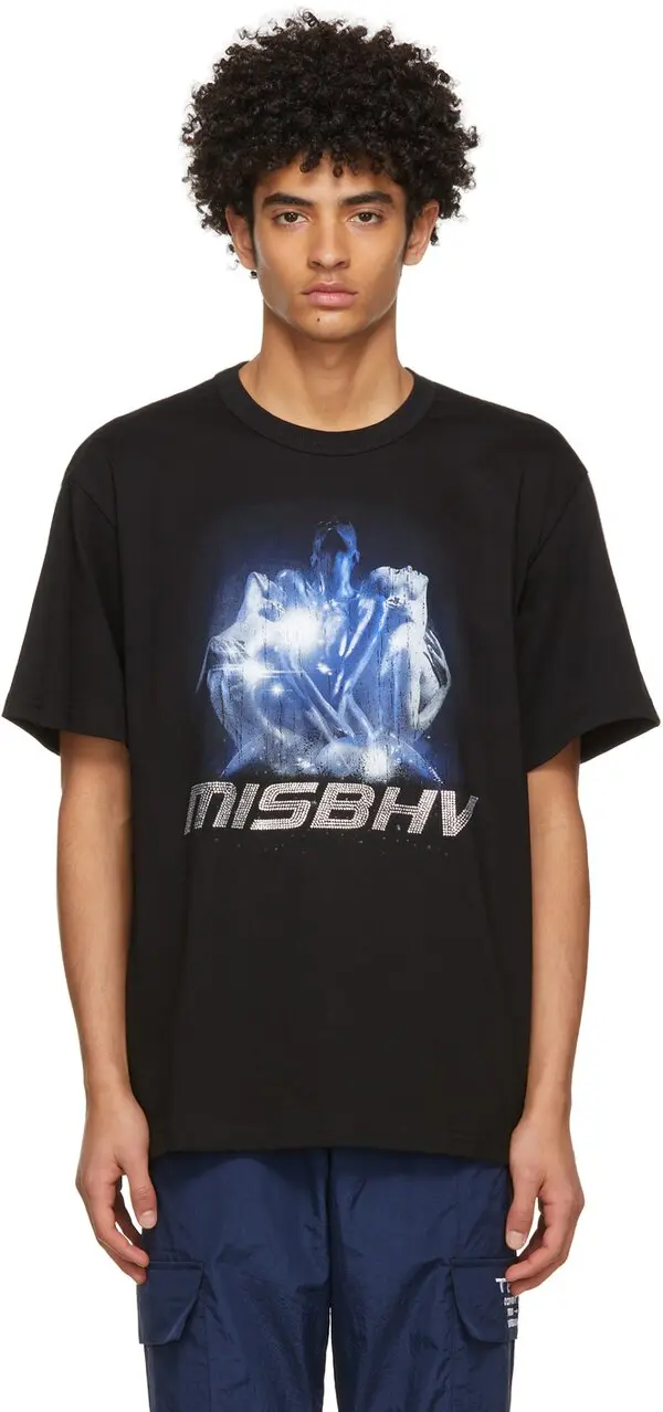 Misbhv 2001 Polizei T-Shirt In Black 49% Off Editorialist