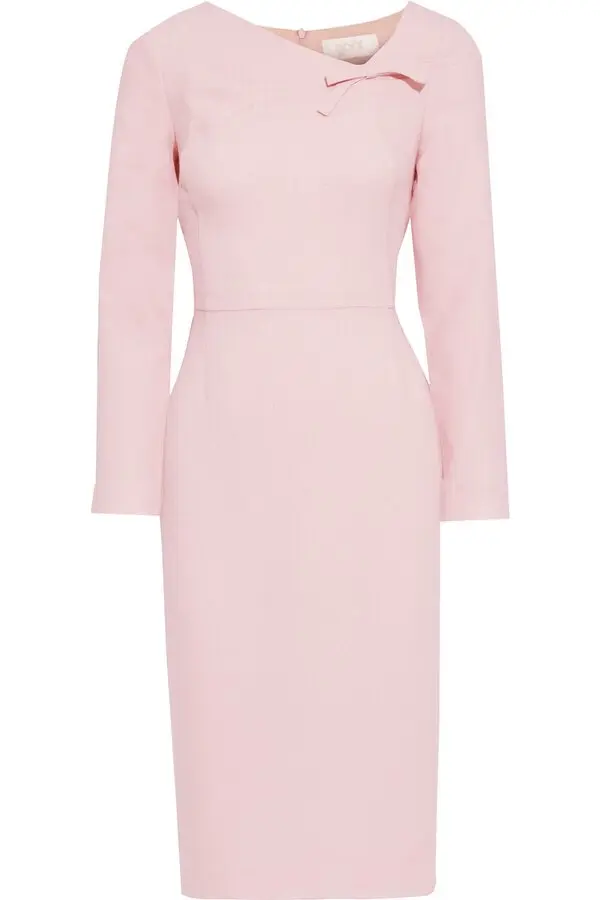 pink goat dress Wool mid-length dress