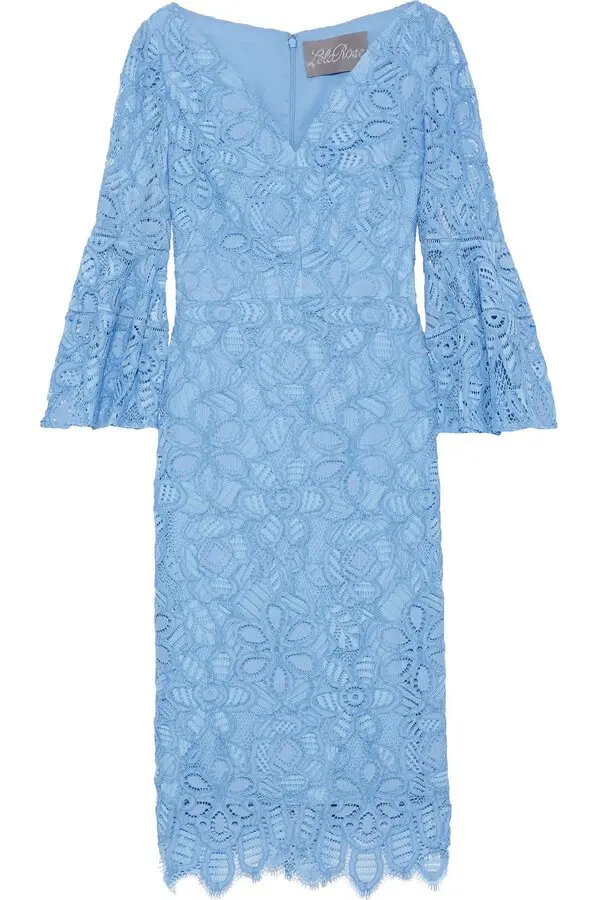 chinese dress ladies Lela Rose Beaded Floral Illusion Neck Column Gown – Runway Catalog main image 1
