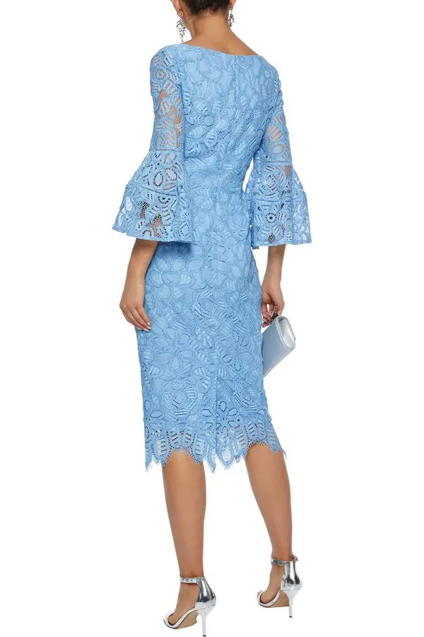 chinese dress ladies Lela Rose Floral Lace Naomi Dress