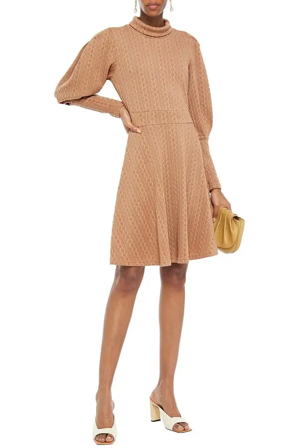 sleeveless knit sweater dress V-Neck Sleeveless Sweater Dress