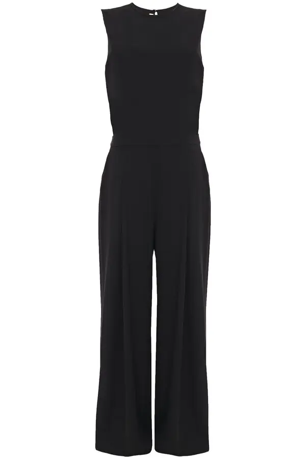 Alexander McQueen Satin-crepe Wide-leg Jumpsuit