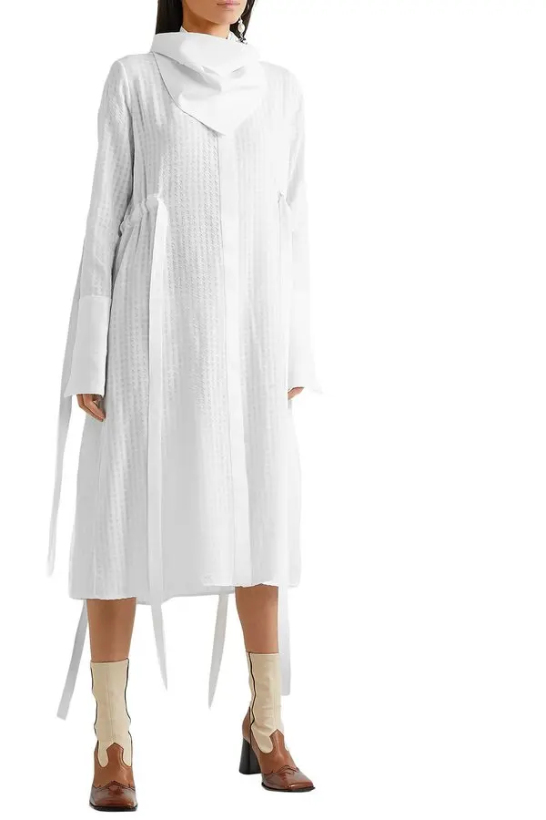 ellery shirt dress Ellery Russian Dress in White