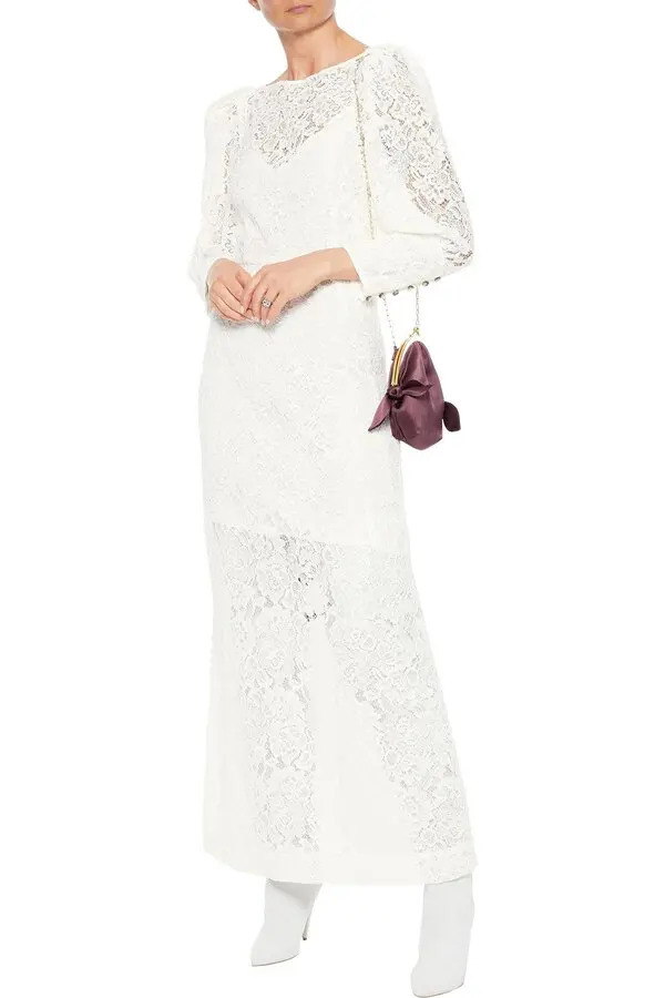 black lace dress for sale Long Cutout Dress By Poly USA 7210 M / Black main image 1
