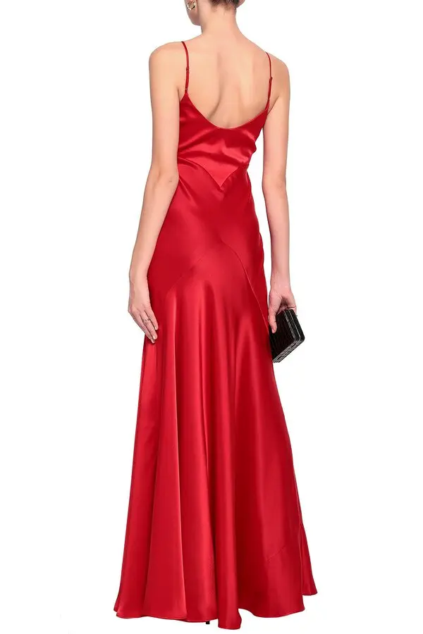 green emerald velvet dress Vintage Amanda Wakeley Evening Gown