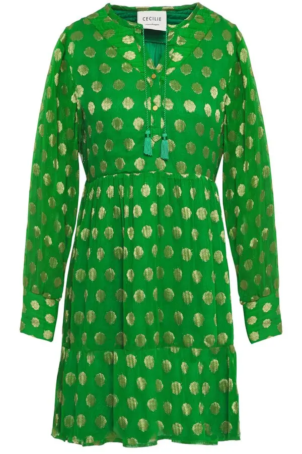 cecilie copenhagen green dress Guatemalan Girl's Embroidered Dress 4 / Fuscia At Lucia's World Emporium