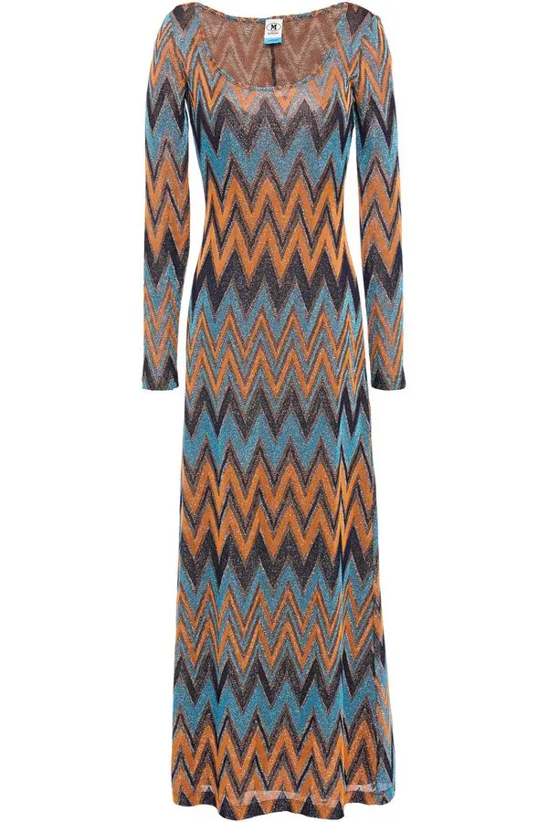 Missoni Metallic Crochet-Knit Maxi Dress Size In Orange - 58% Off |  Editorialist