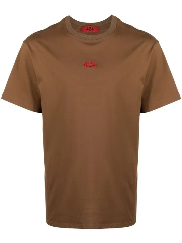 424 Embroidered Micro Logo T-shirt